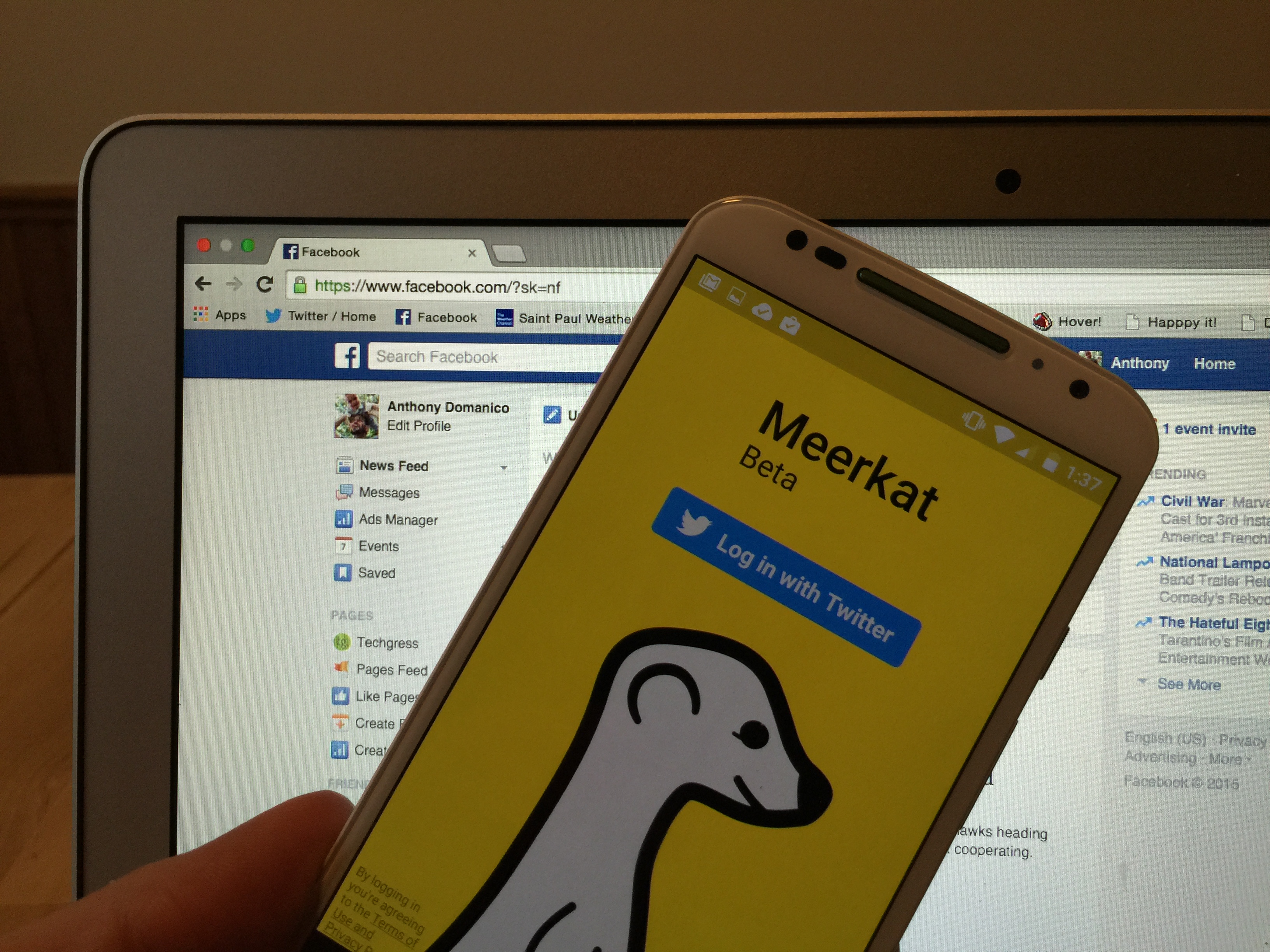 Is Meerkat's new Facebook integration going to mess up your newsfeed ...